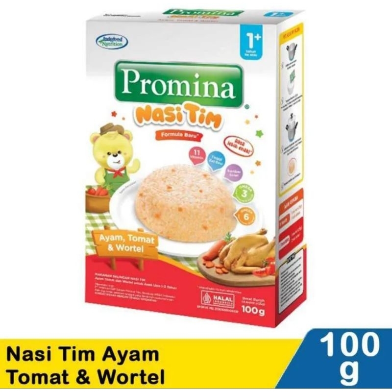 Jual PROMINA NASI TIM|NASI TIM PROMINA AYAM TOMAT&WORTEL 100G | Shopee ...