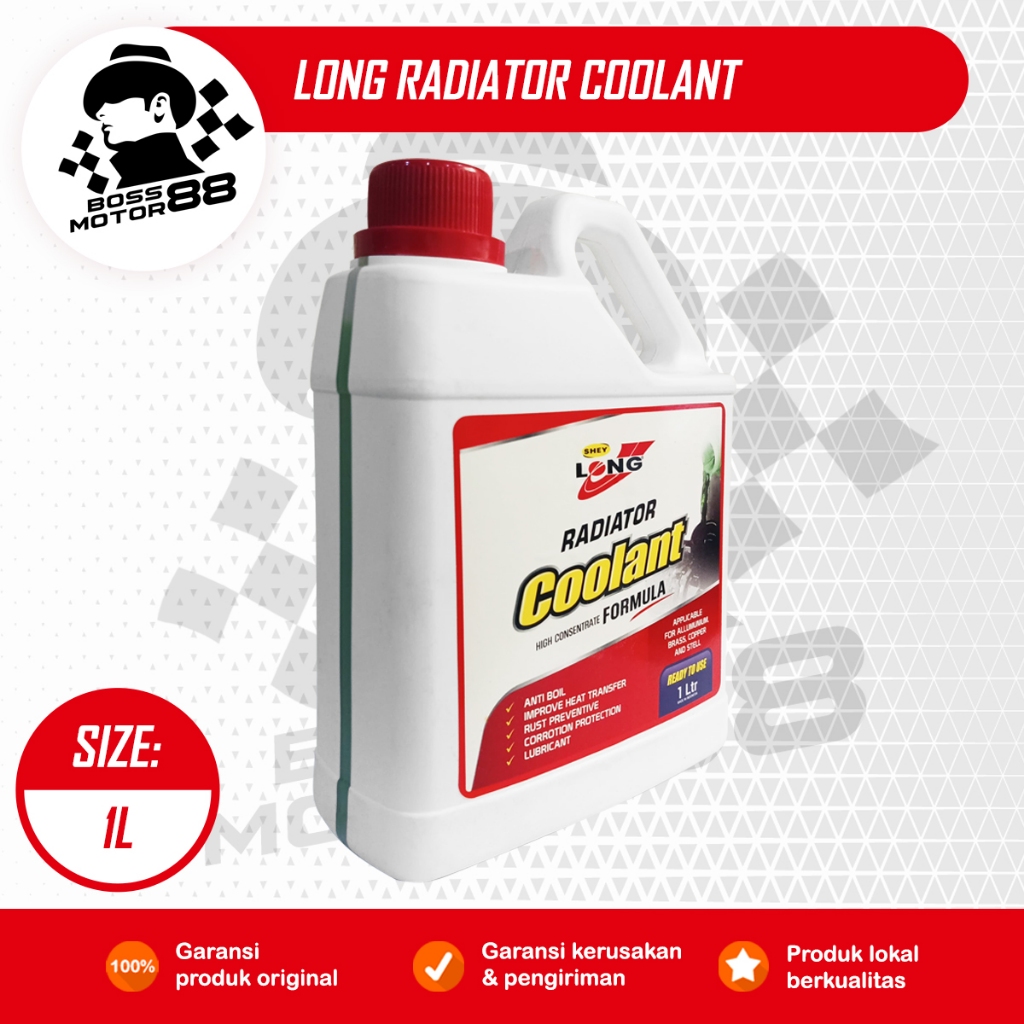 Jual Long Air Radiator Coolant 1L Cairan Radiator Untuk Semua Jenis ...