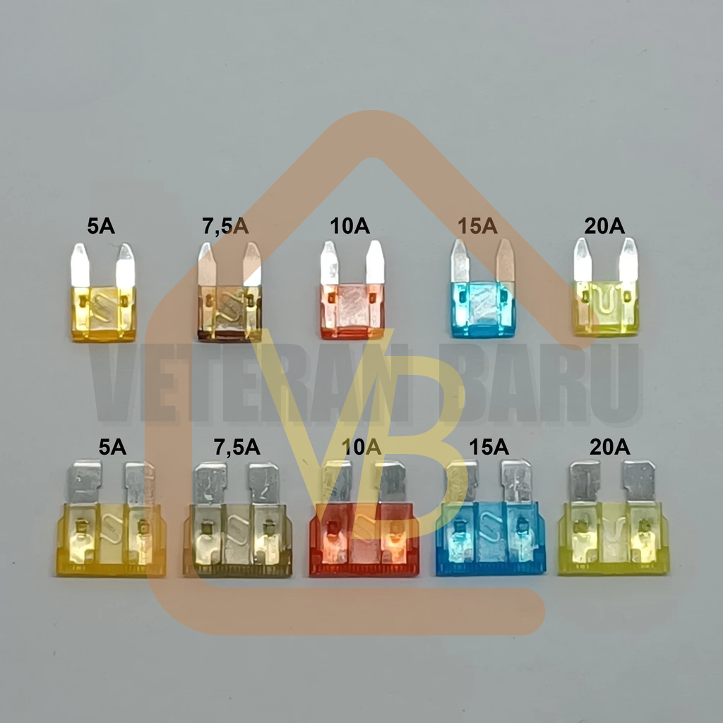 Jual Sekring Sikring Tancap Tusuk Fuse Kecil Besar Mobil Motor 5A 7.5A 10A 15A 20A 25A 30A ...