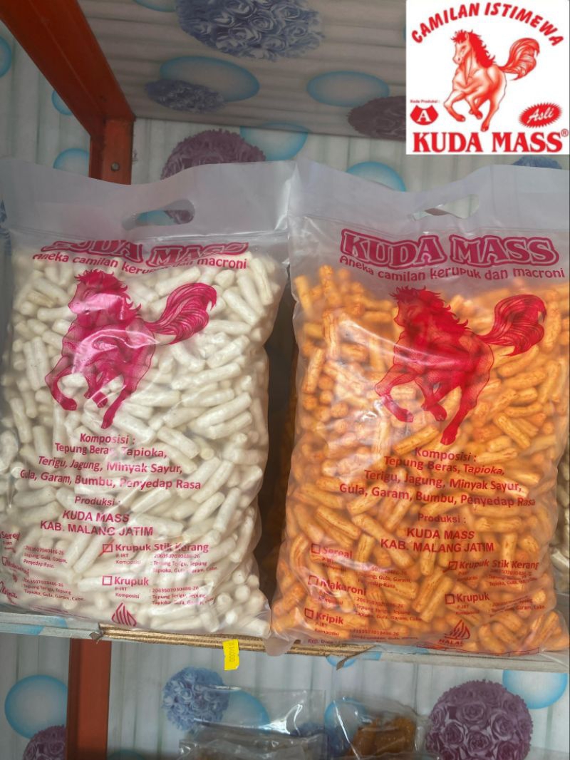Jual KRUPUK STIK IKAN TONGKOL 500g PRODUK ASLI UD KUDA MASS A MALANG ...