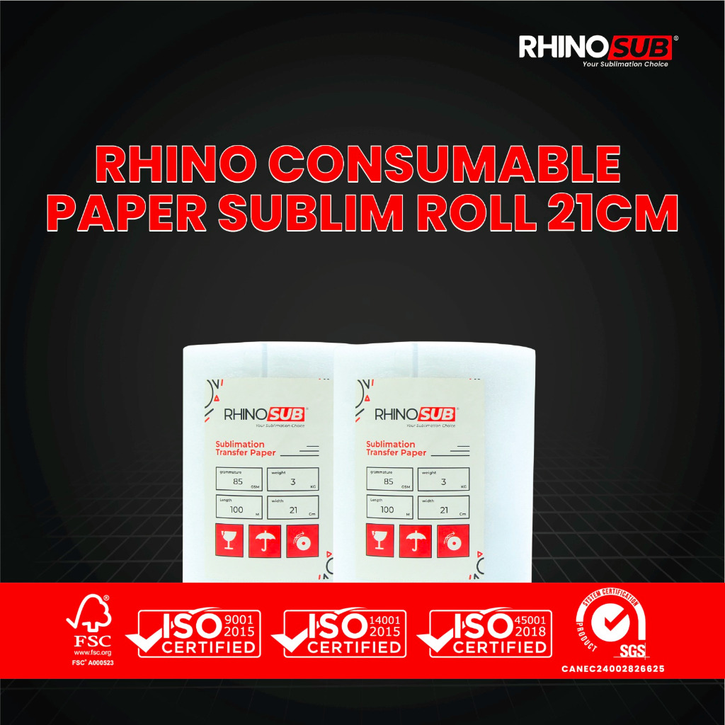 Jual RHINOFLEX PAPER SUBLIM ROLL 21CM | Shopee Indonesia