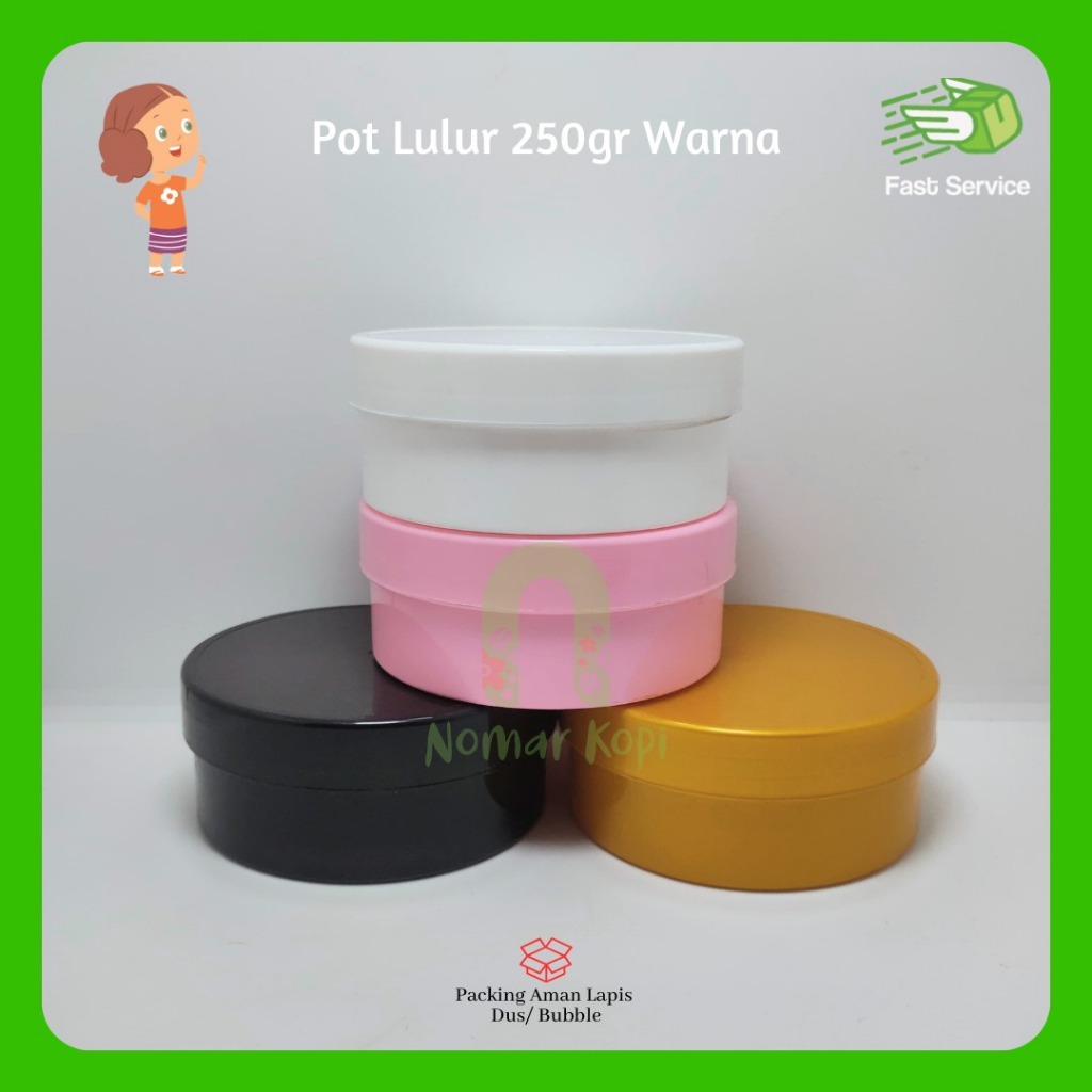 Jual POT LULUR 250gr WADAH KOSONG | Shopee Indonesia