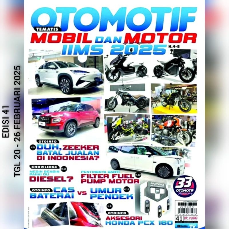 Jual TABLOID OTOMOTIF EDISI FEBRUARI 2025 | Shopee Indonesia