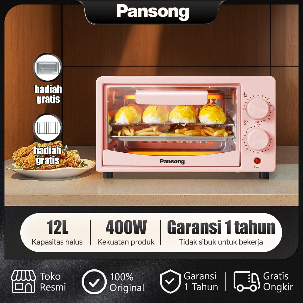 Jual Pansong KX0701 Oven Listrik Low Watt 12L kualitas yang baik ...