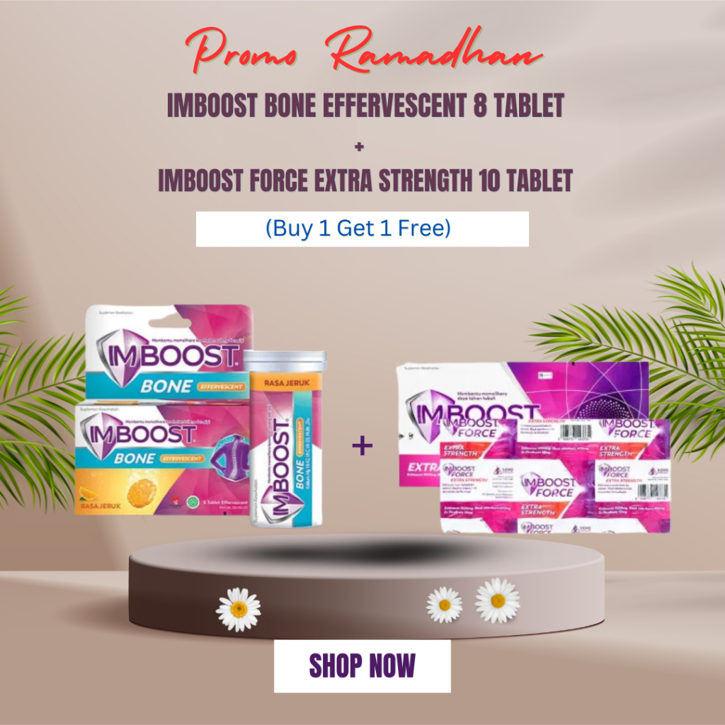 Jual IMBOOST FORCE EXTRA STRENGTH 10 TABLET + IMBOOST BONE EFFERVESCENT ...