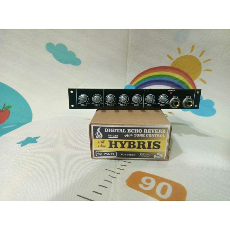 Jual DIGITAL ECHO REVERB PLUS TONE CONTROL HYBRIS SERI:SP-038 PCB FIBER ...