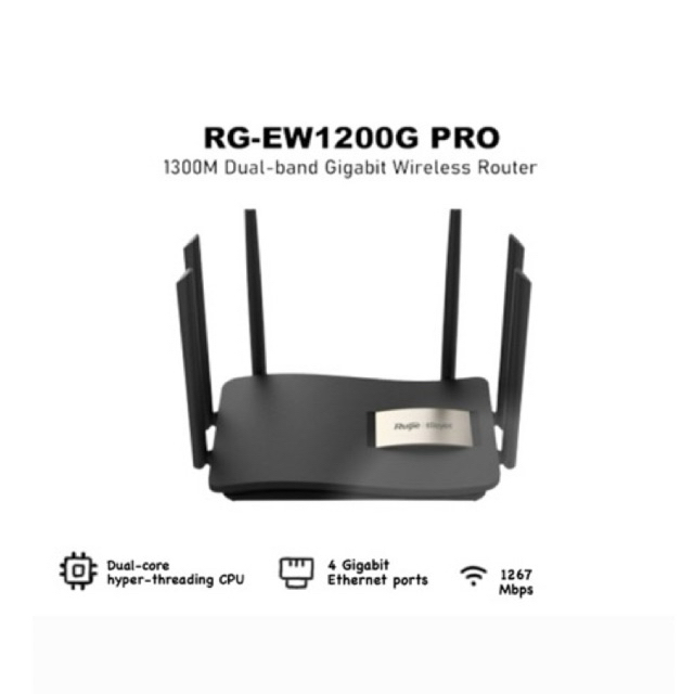Jual Ruijie RG-EW1200G PRO 1300M Dual-band Gigabit Wireless Router | Shopee Indonesia