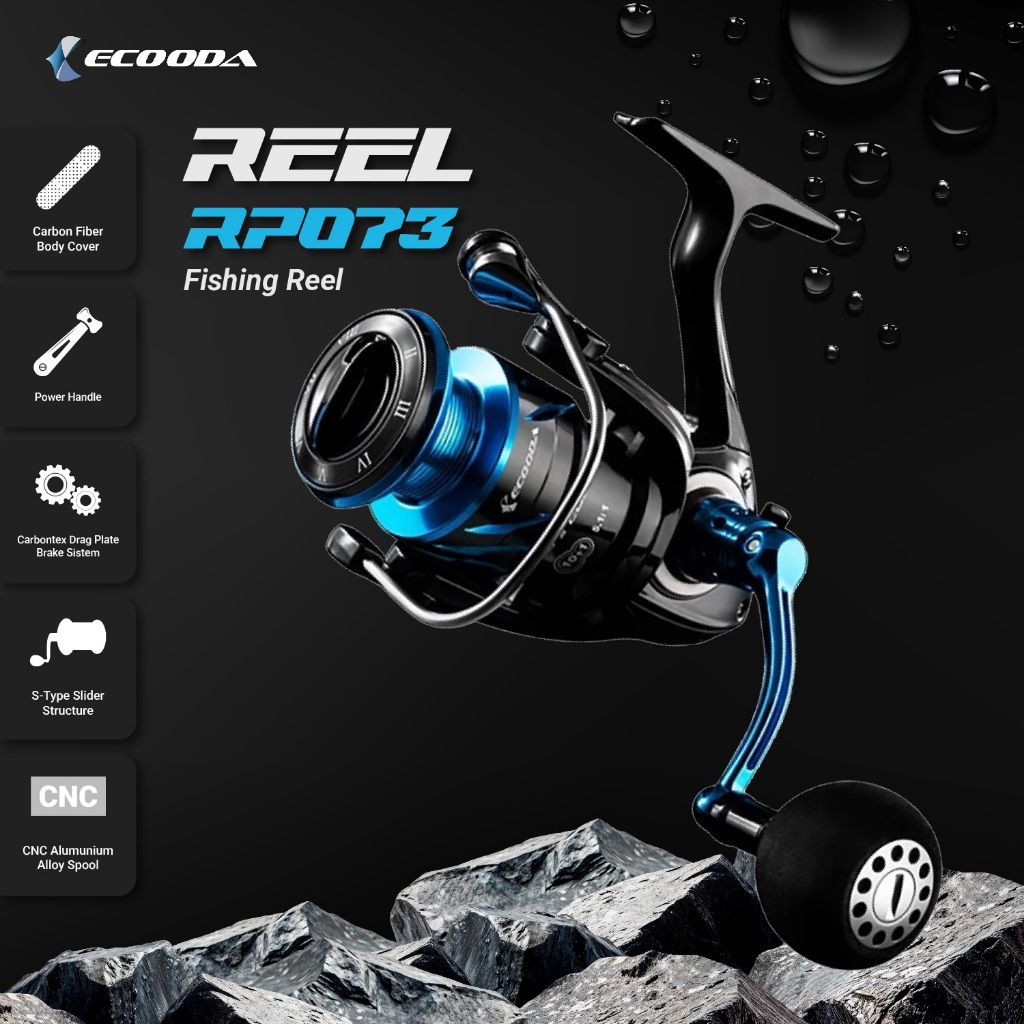 Jual ECOODA HAS III 2000 3000 4000 5000 Series Spinning Fishing Reel 5. ...