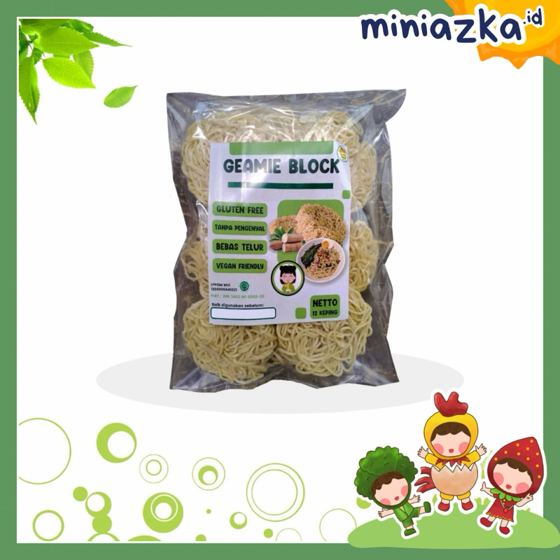 Jual MINIAZKA - Geamie Mie Block Gluten Free Geamie Tanpa Bumbu Isi 12 ...
