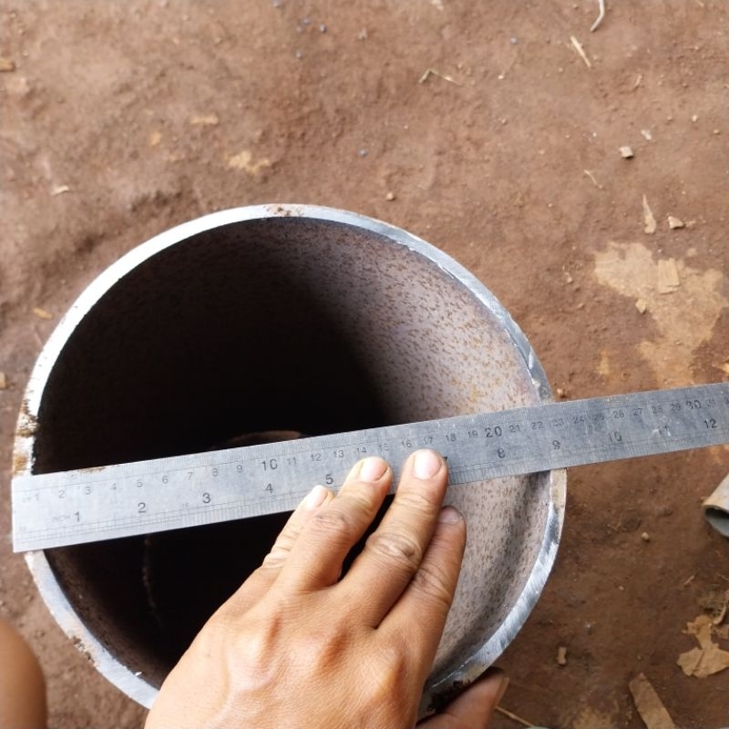 Jual pipa 8 inch ketebalan 7 mm od 23,4 cm id 21,7 cm | Shopee Indonesia