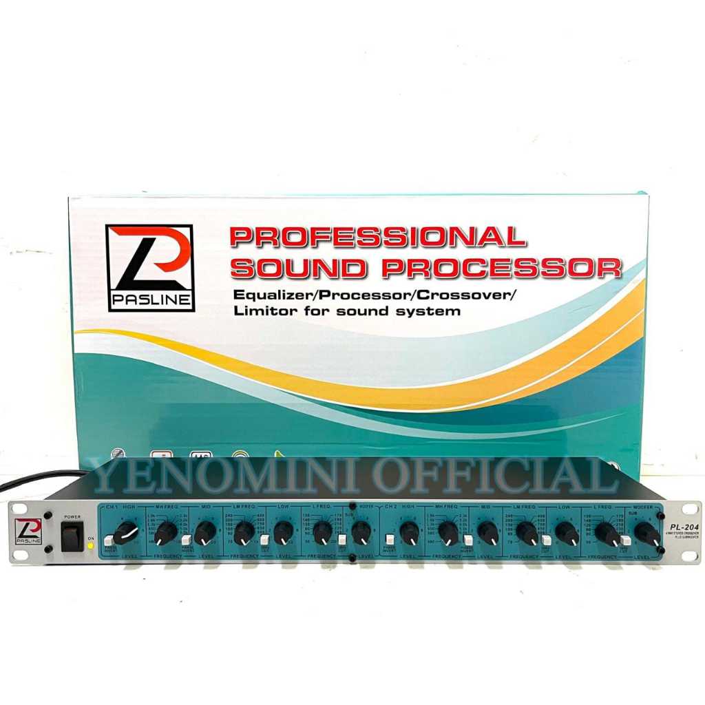 Jual Crossover Aktif Pasline PL204 Double Subwoofer 234way Original ...