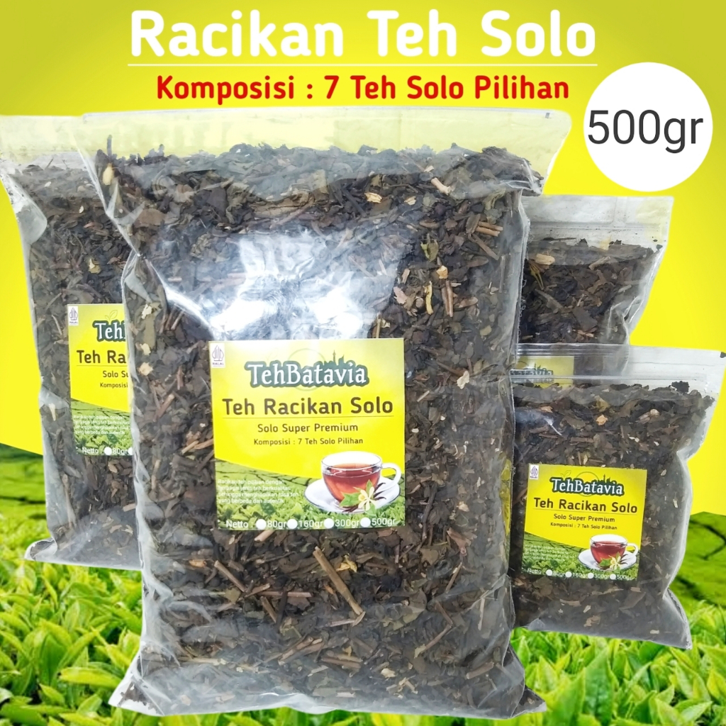 Jual Racikan Teh Solo Teh Batavia 7 Teh 500 gram Teh Racik Wangi Khas ...