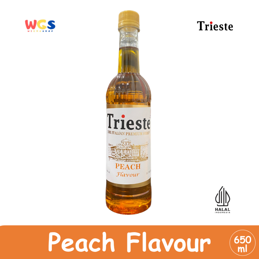 Jual Trieste Syrup Premium Peach Flavour 650ml – Sirup Rasa Buah Peach ...