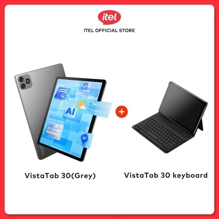 Jual itel VistaTab 30 Tablet- 4GB+128GB Free Keyboard | Shopee Indonesia