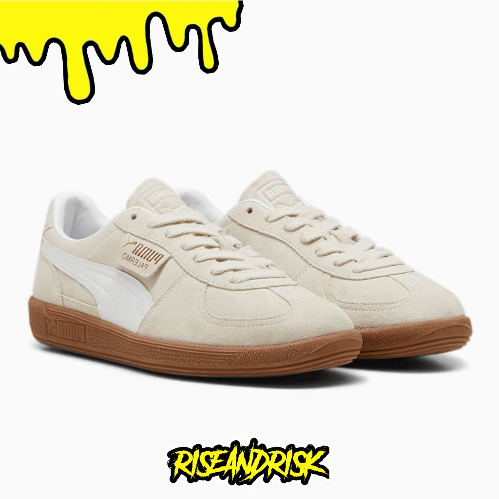 Jual Puma Palermo Cream Ivory Alpine Snow White ORIGINAL | Shopee Indonesia
