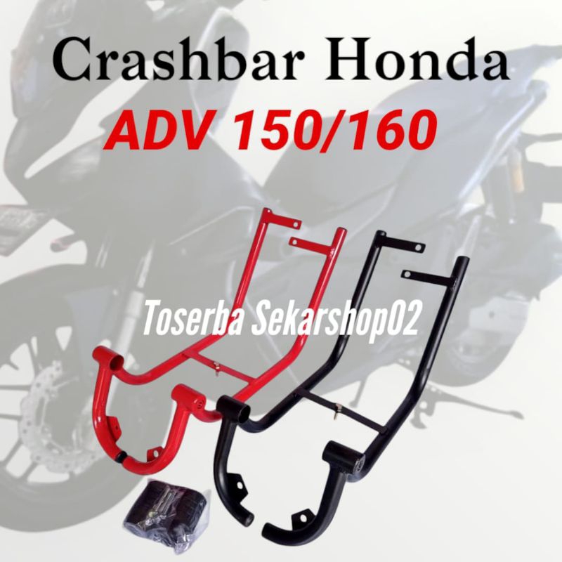 Jual Crashbar Tubular Honda ADV 150 / 160 Slider Agna | Shopee Indonesia