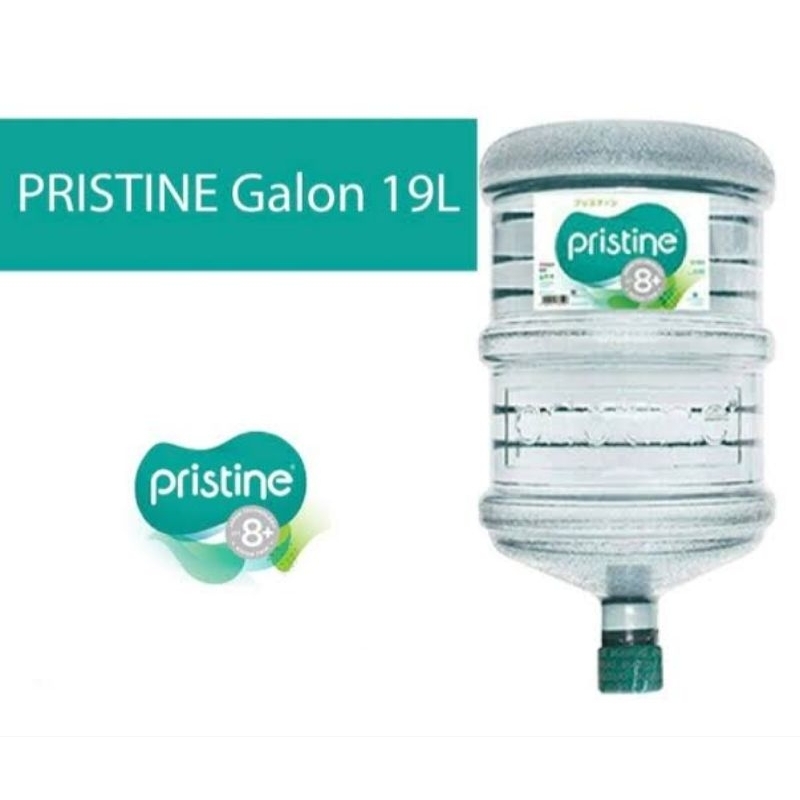 Jual PRISTINE GALON 19 LITER GALON+ISI | Shopee Indonesia