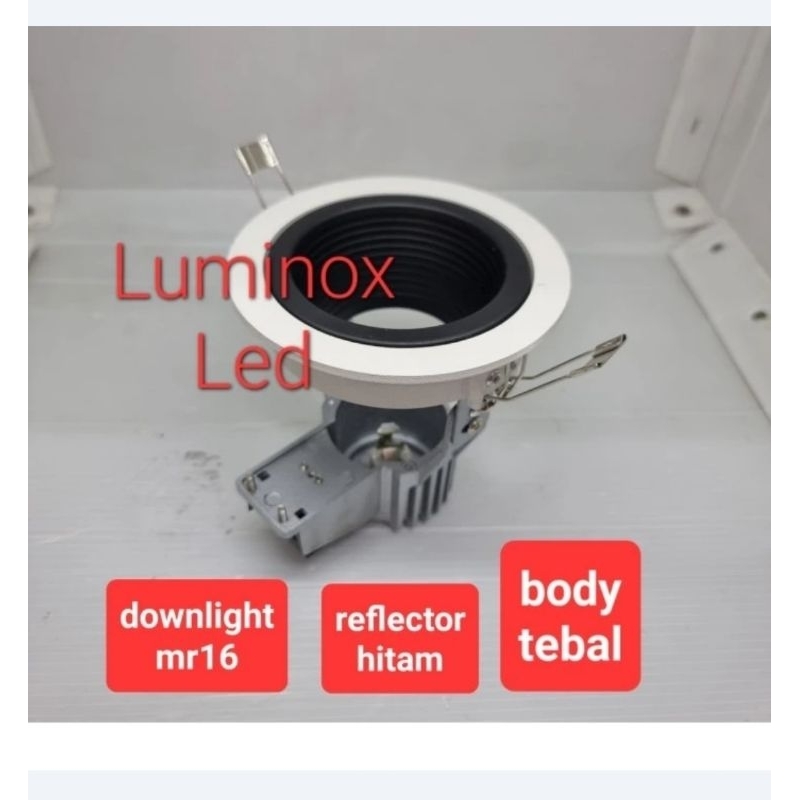 Jual kap halogen pinhole bulat mr16 downlight / spot light pin hole ...