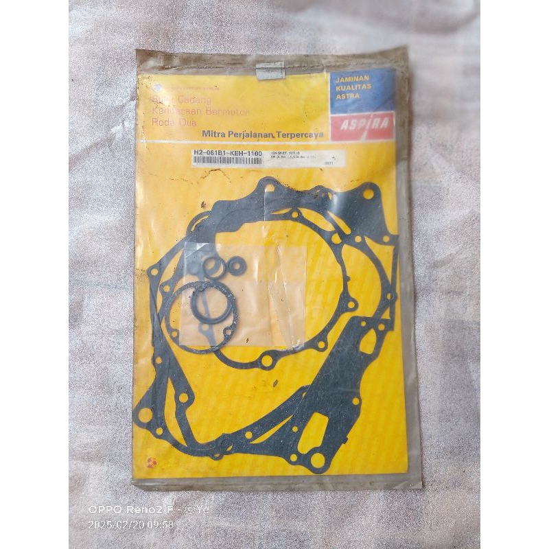 Jual paking prepak gasket B mesin bawah Tiger Mega pro GL pro neotech ...