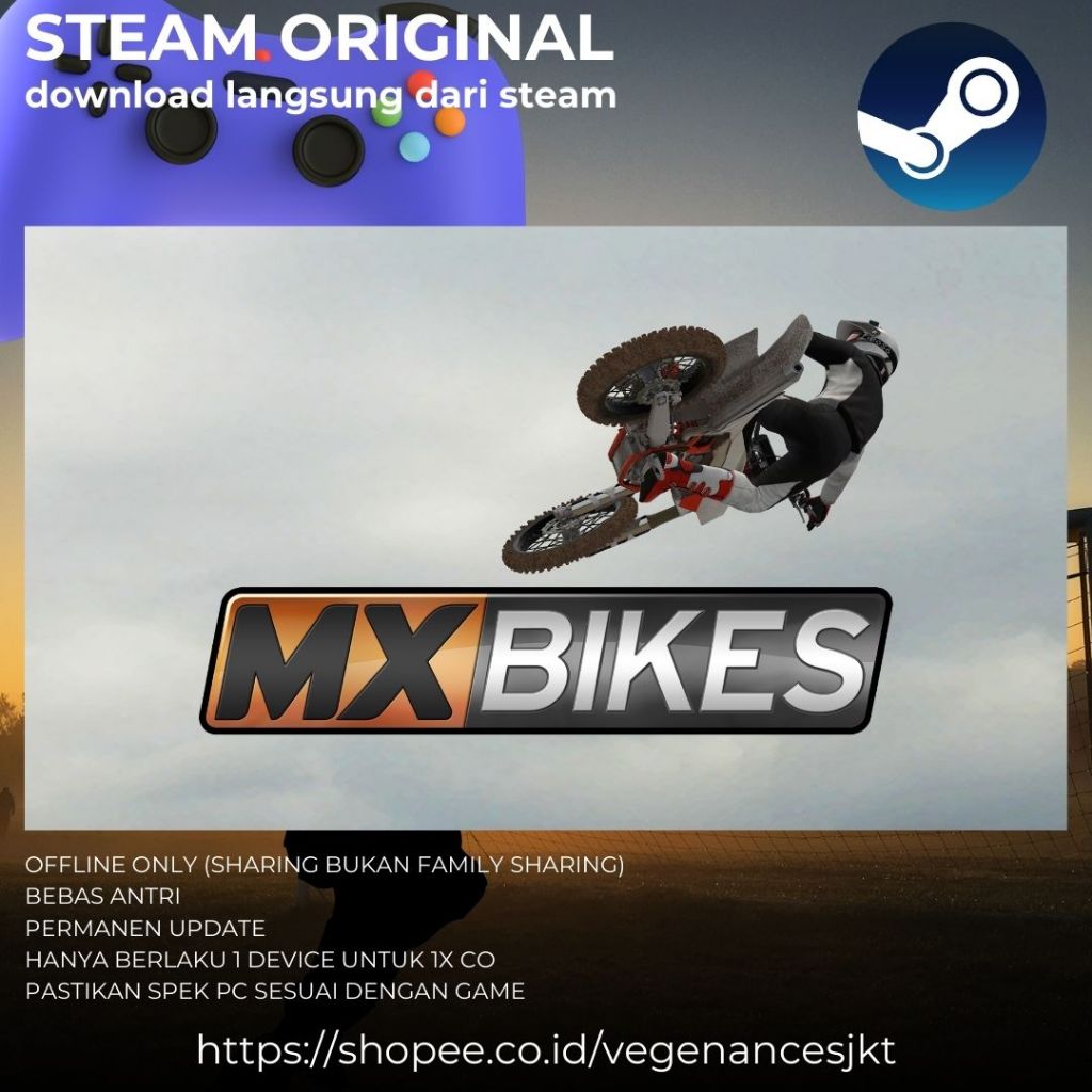 Jual MX Bikes PC Game Sharing Original + Latest Update | Shopee Indonesia