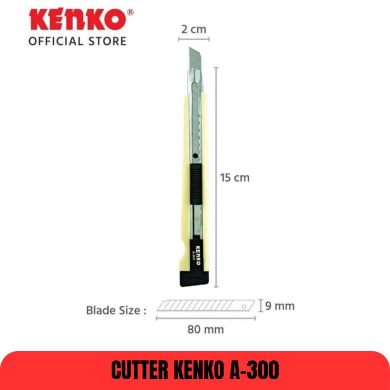 Jual Cutter KENKO/Kater KENKO A-300(1pcs) | Shopee Indonesia