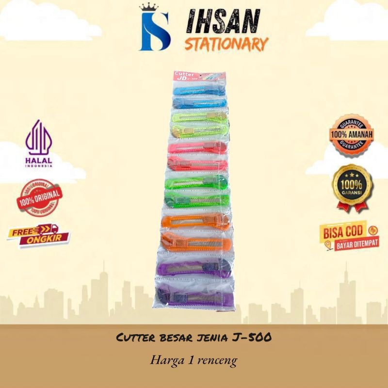 Jual Cutter Besar Murah Jenia/Yamata (1 Renceng) | Shopee Indonesia