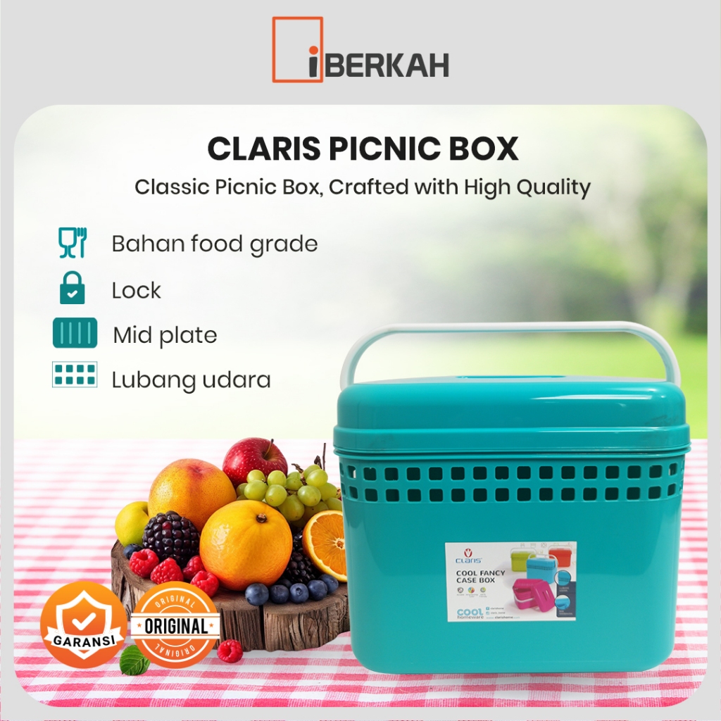 Jual Claris Picnic Box - Keranjang Piknik | Shopee Indonesia
