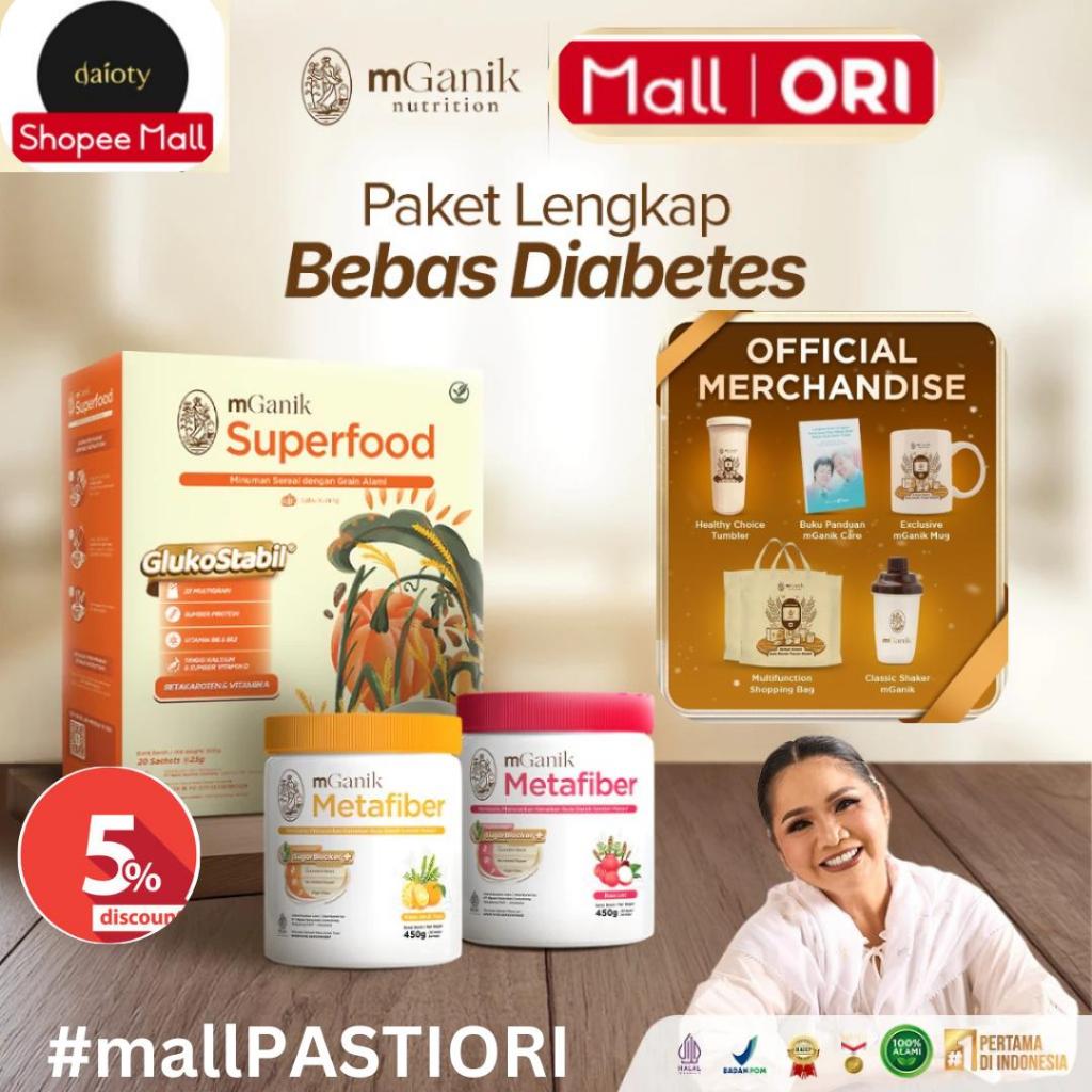 Jual mGanik Metafiber Yuzu 450gr - Suplemen Diabetes | Shopee Indonesia