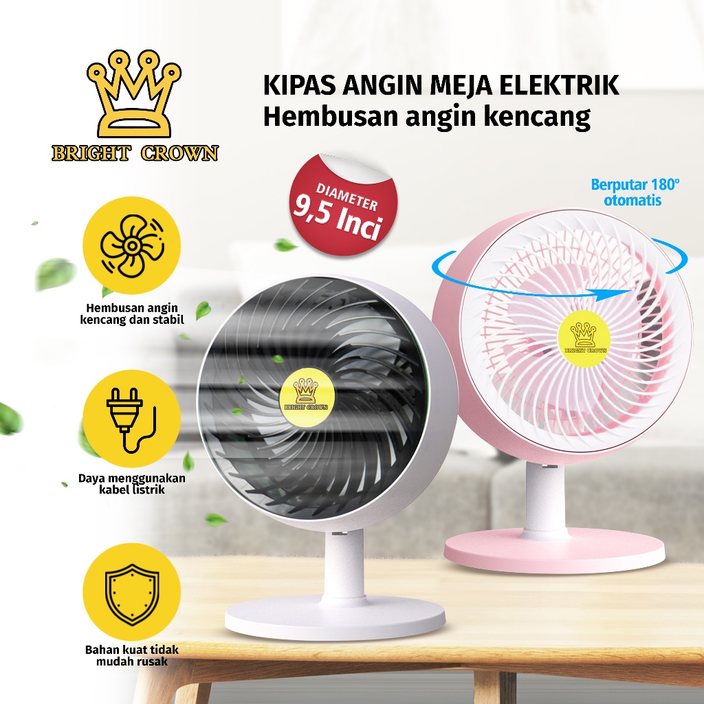 Jual Bright Crown X LEJIA Kipas Angin Meja Angin Kencang Tidak Berisik ...