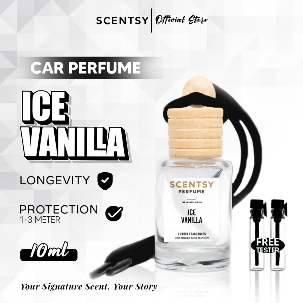Jual SCENTSY Parfum Mobil ICE VANILLA Pengharum Anti Mual Pewangi ...