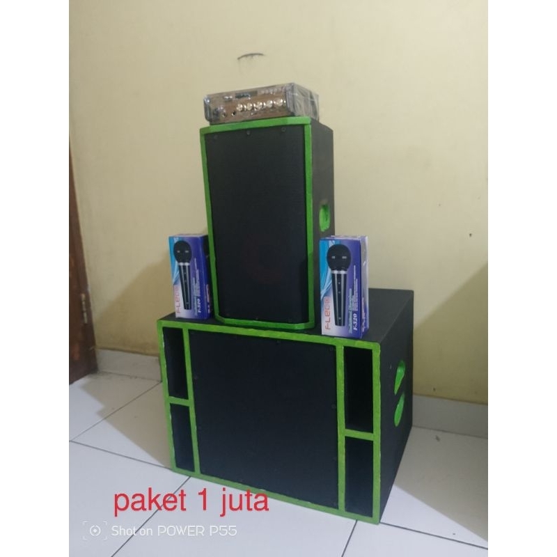 Jual paket sound miniatur karaoke rumahan 10 in spl | Shopee Indonesia