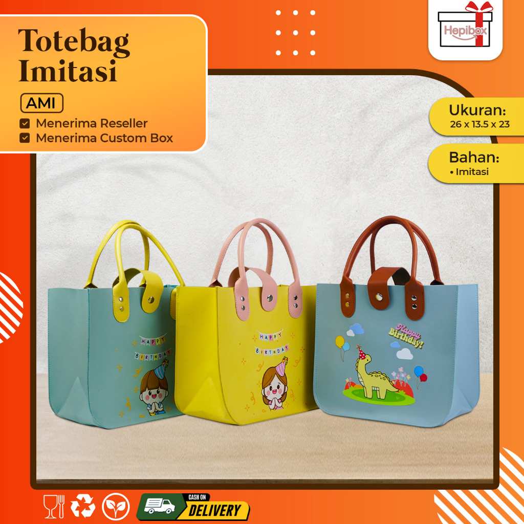 Jual Tas Hampers / Tas Souvenir Ulang Tahun / Tas Kulit / Tas Hampers ...