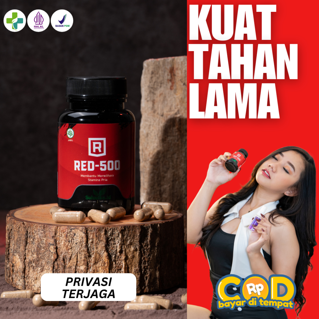 Jual RED 500 Suplemen Herbal Penambah Stamina Tahan 3 Jam | Shopee ...