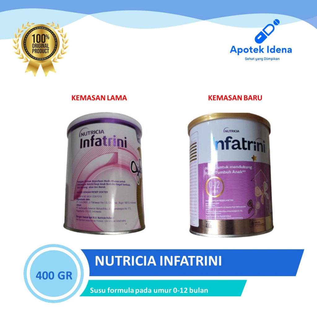 Jual BISA INSTAN/SAMEDAY Susu Nutricia Infatrini Powder 400 GR Susu ...