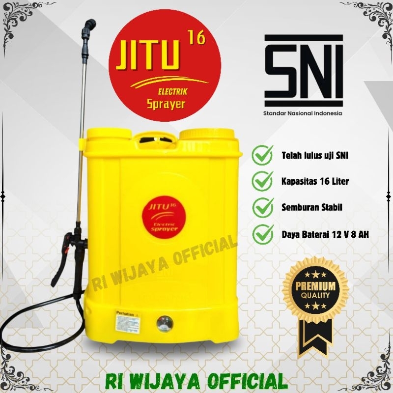 Jual SPRAYER ELEKTRIK JITU 16 LITER / SPRAYER ELEKTRIK 16 LITER MURAH ...