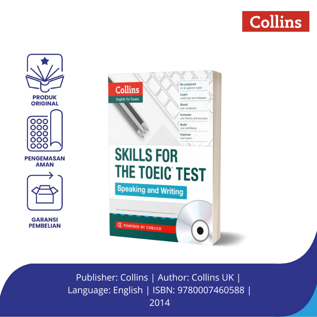 Jual Collins Skills For The Toeic Test+Cd | Shopee Indonesia