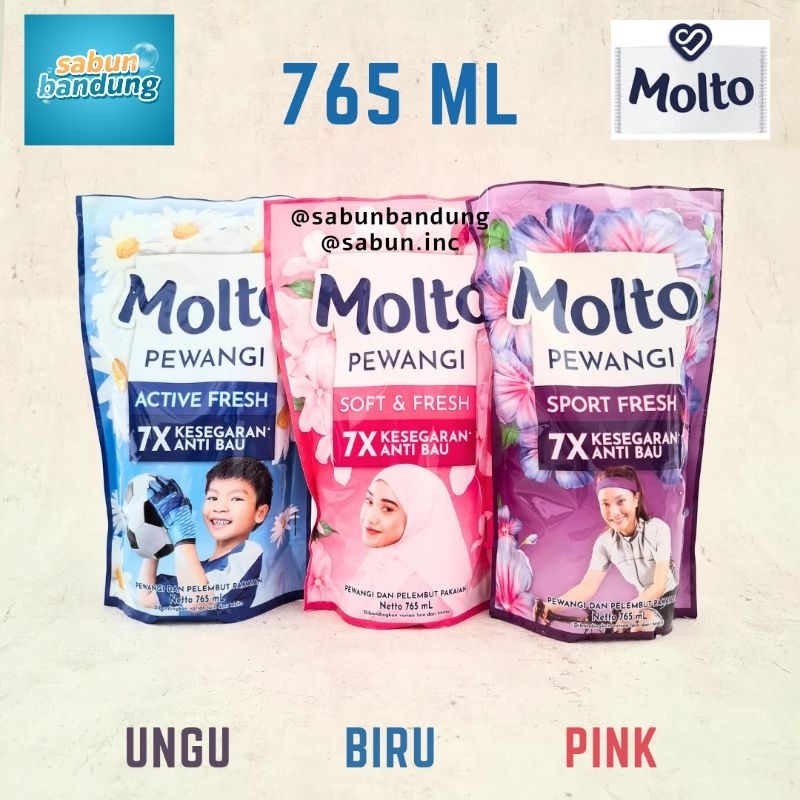 Jual Pelembut Pewangi Pakaian Molto Refill | Shopee Indonesia