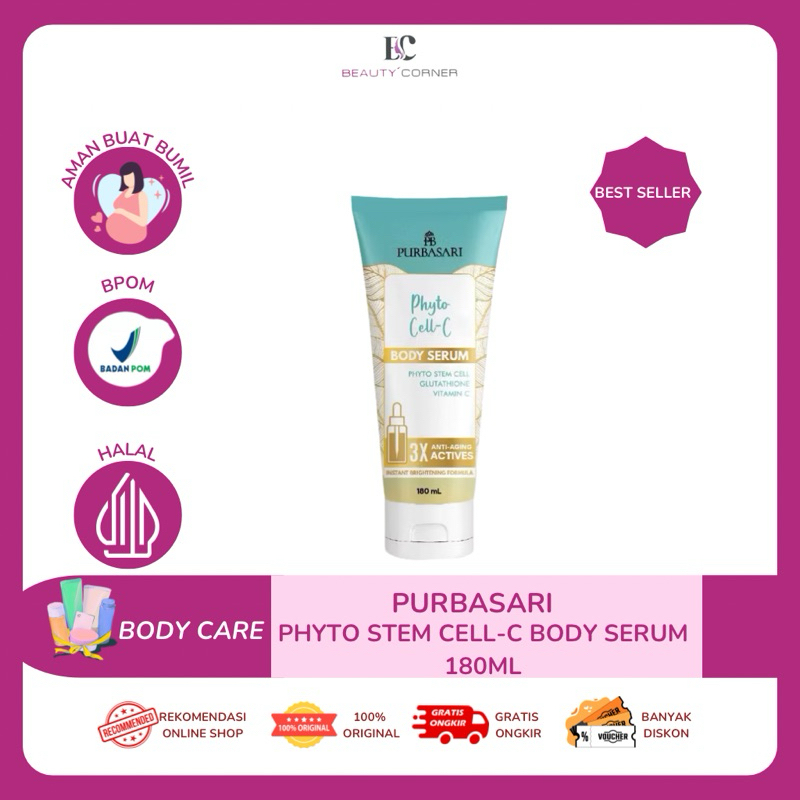 Jual 🩷Purbasari🩷Phyto Stem Cell-C Body Serum 180ml | Shopee Indonesia