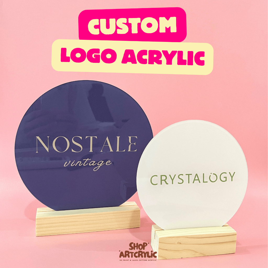 Jual Custom Logo Signage Acrylic UV PRINT / Papan Nama Toko, Sign ...
