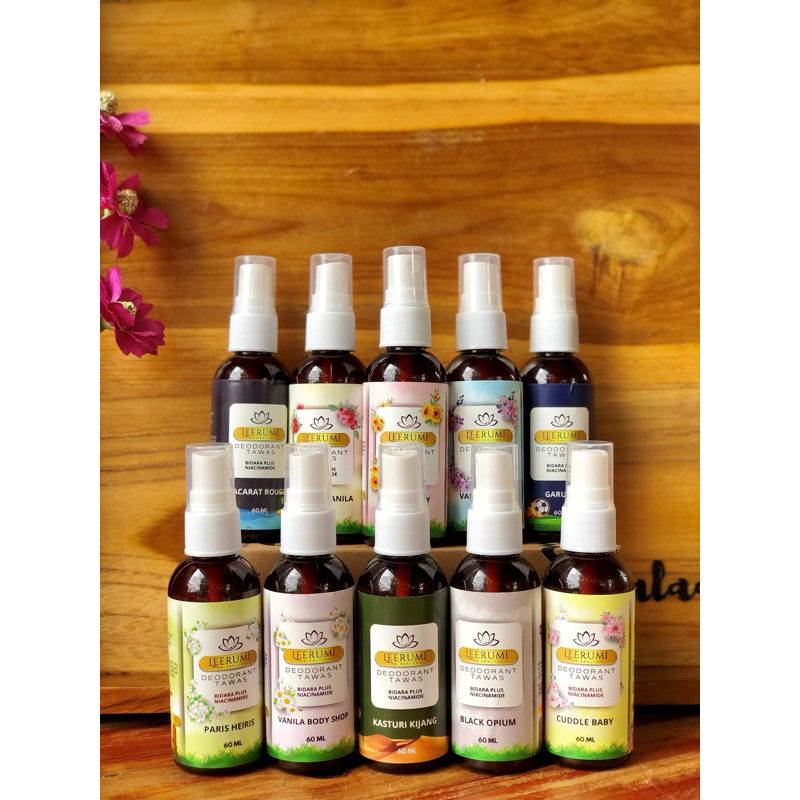 Jual Leerumi Deospray semprot ketiak deodorant tawas 60ml | Shopee ...