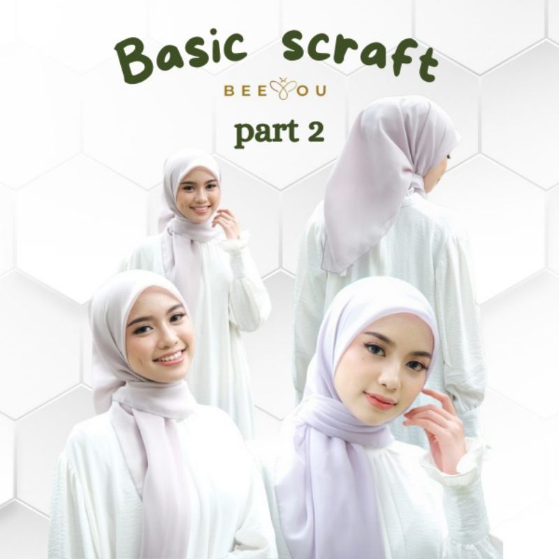 Jual BEEYOU - Basic Scraft/110 x 110 cm/ warna cewek kue/ polycotton ...