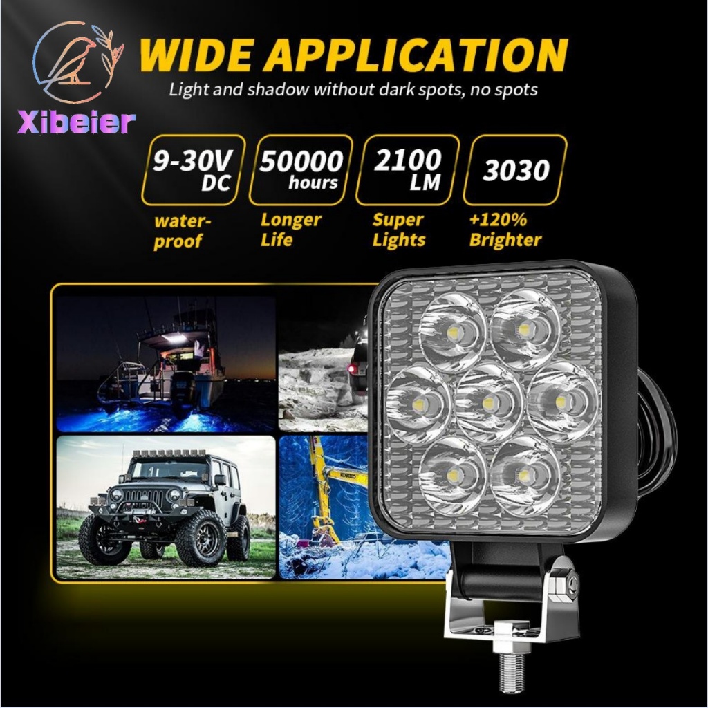 Jual 【Xibeier】 Lampu sorot / Lampu Tembak mobil atau truk warna cahaya ...