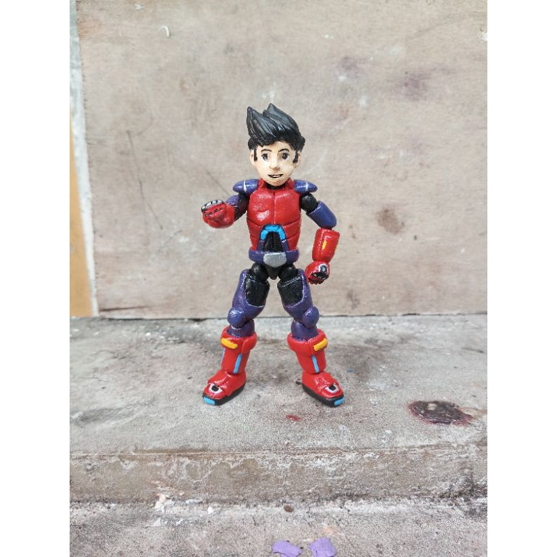 Jual action figure custom ejen Ali agent artikulasi # anime rtv Gundam ...
