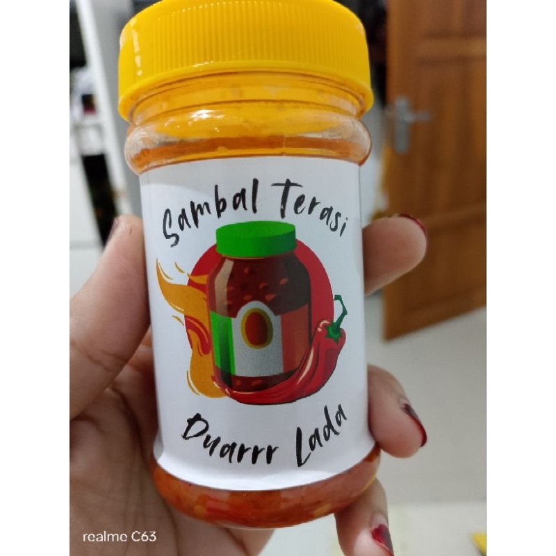 Jual SAMBAL TERASI Duarrrr Lada Bandung 150grm | Shopee Indonesia