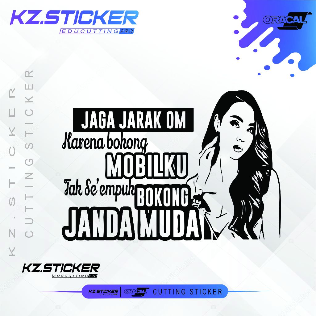 Jual Cutting Sticker Stiker kata kata body mobil truck pick up l300 dll ...