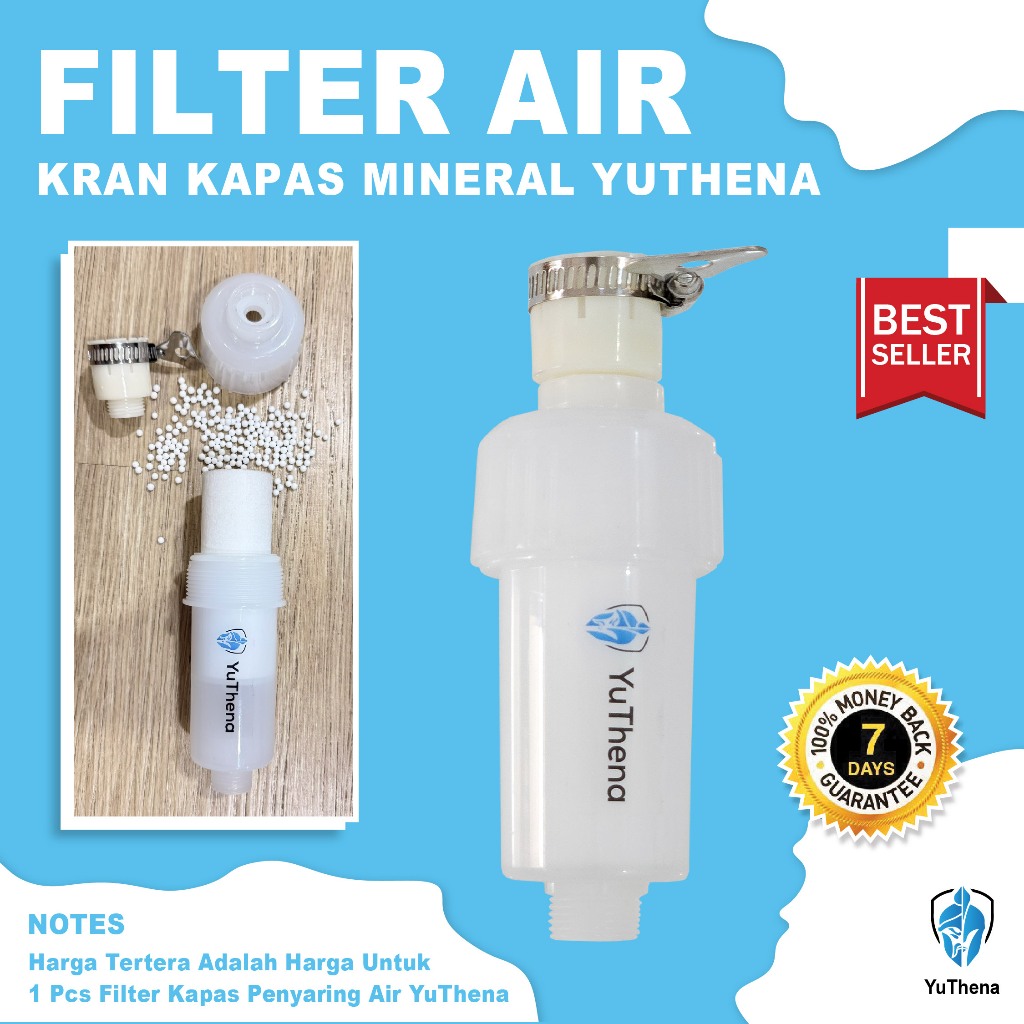 Jual Filter Air Kran Kapas dan Batu Mineral Filter Kran Air Penyaring ...