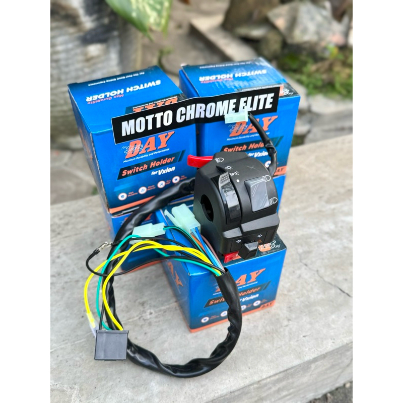 Jual (BISA COD) HOLDER SAKLAR KIRI MERK DAY VIXION HAZARD GRADE A ...