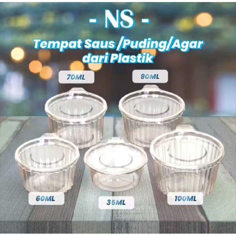 Jual CUP MIKA SAMBAL ISI 50 PCS 25ML 35ML 60ML 70ML 90ML 100ML / CUP ...