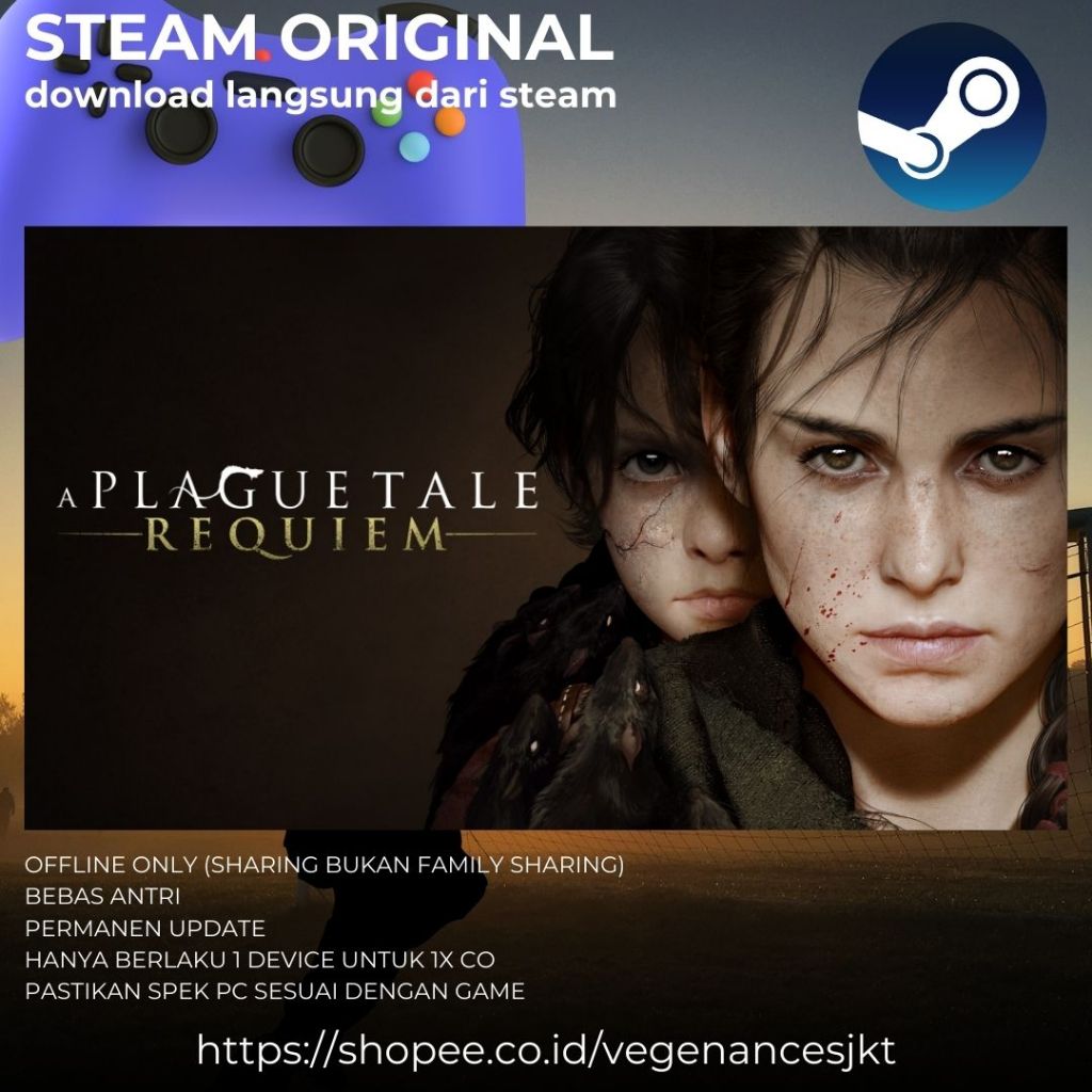 Jual A Plague Tale: Requiem PC Game Sharing Original + Latest Update ...