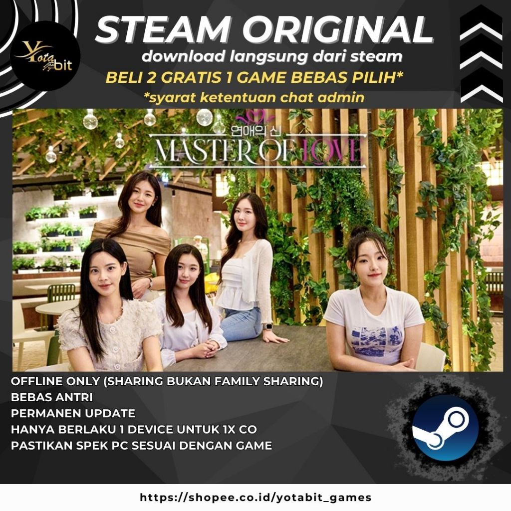 Jual Master of Love Dating Simulator Game PC S T E A M Sharing Original Offline | Shopee Indonesia